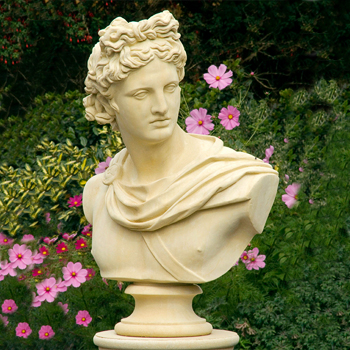 Buste grec - Apollon Epicurios / Terre cuite